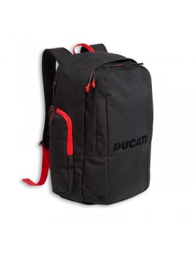 Mochila Todo Uso 29.5L Original Ducati Redline B2 Negro/Rojo 981040453